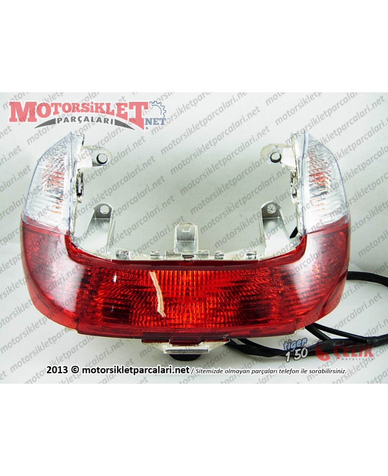Çelik Tiger 150 Maxi Scooter Arka Stop Lamba Seti(KABLOSUZDUR)